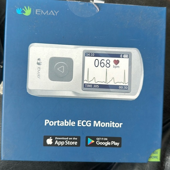 EMAY | Other | Emay Portable Ecg Monitor Record Ecg And Heart Rate Compatible Wsmartphone | Poshmark